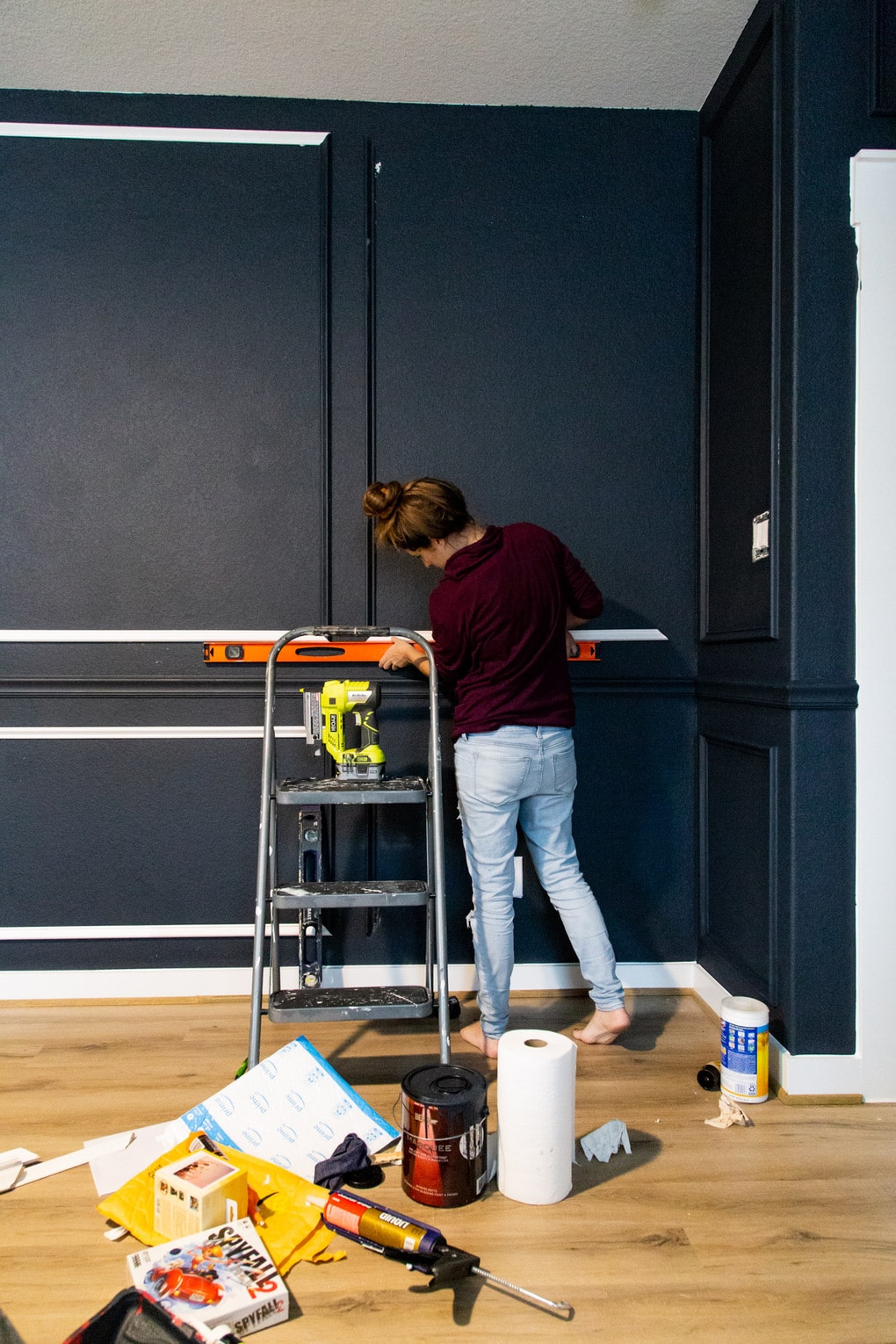How to Install DIY Picture Frame Moulding - Love & Renovations